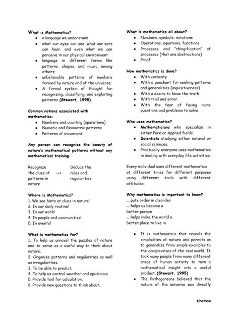 Mmw Midterm Reviewer Pdf If And Only If Mathematics