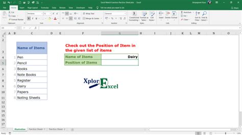 Excel Match Function Download 2 Practice Sheet Xplore Excel