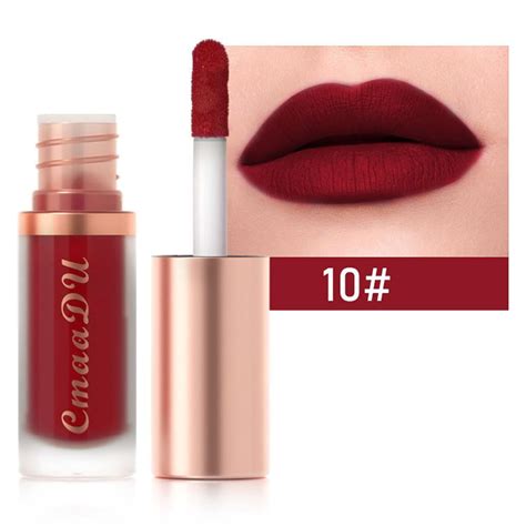 12ssrcc 10cmaadu 12 Color Lipstick Matte Velvet Lip Gloss Waterproof