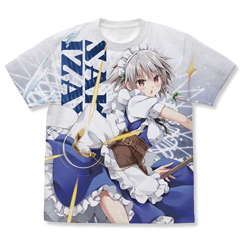 東方project 十六夜咲夜 全彩圖 T恤 Eretto Ver 十六夜咲夜 フルグラフィックtシャツ えれっとver