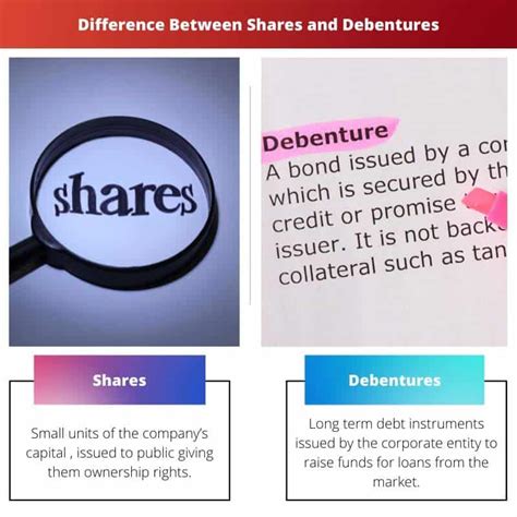 Shares Vs Debentures Difference And Comparison