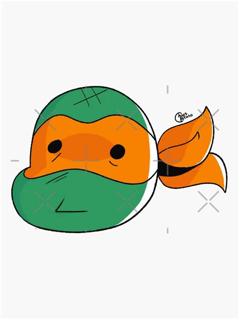 Mikey Face 3 Sticker For Sale By Chaos Potato Redbubble