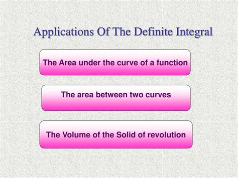 PPT Applications Of The Definite Integral PowerPoint Presentation Free Download ID
