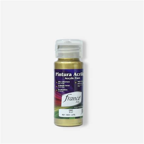 PINTURA ACRILICA FRANCO X 60 ML ORO HAGA