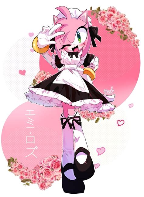 Pin By Nsfw On Sonic Characters Maid Outfit Shadow And Amy Sonic And
