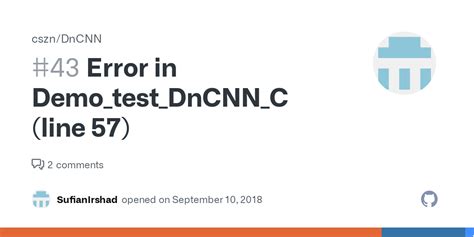 error in demo test dncnn c line 57 · issue 43 · cszn dncnn · github