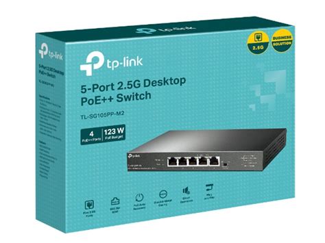 TP Link Port G Desktop Switch TL SG PP M Networking Switches