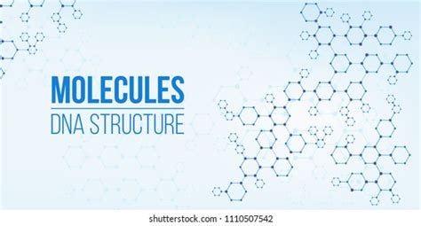 Creative Vector Illustration Molecular Structure Coding Stock Vector