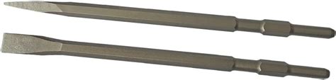 Inditrust 17x400mm Flat And Pointed Sds Max Shank Chisel For Demolition Hammer Concrete Breaker