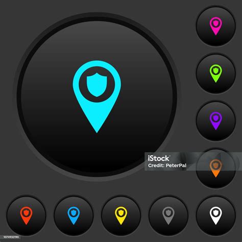 警察署 Gps マップ場所暗い色のアイコンとボタンを押す Guiのベクターアート素材や画像を多数ご用意 Gui アイコン アイコン