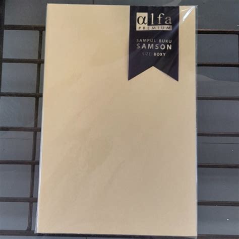 Jual Sampul Buku Coklat Ukuran Kwarto Boxy Kwarto Polos Boxy