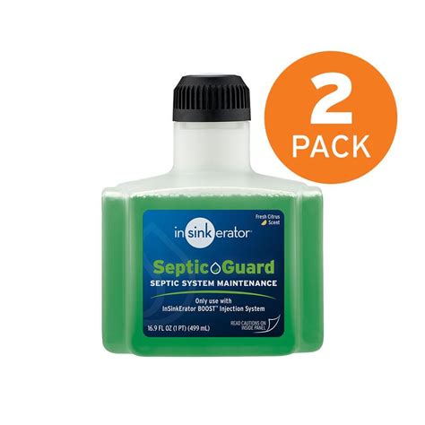 Insinkerator Septic Guard Refill Solution For Boost Injection System Septic Maintenance For
