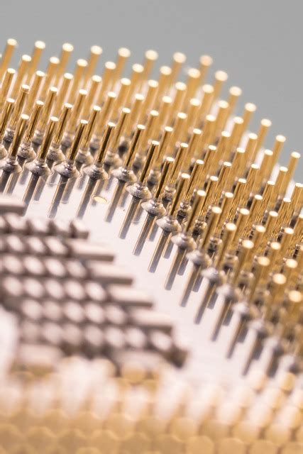 Cpu Processor Macro Free Photo On Pixabay