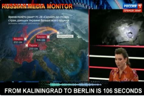 Закани за нуклеарни напади против западните сојузници на руска национална телевизија Civilmedia