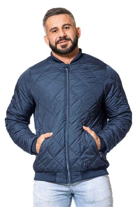 Jaqueta Masculina Nylon Forrada Pelucia Litashop