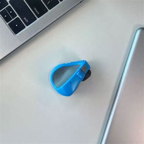 Swiftpoint Gopoint Mini Pen Grip Bluetooth Presenter Mouse Blau Grau Ab
