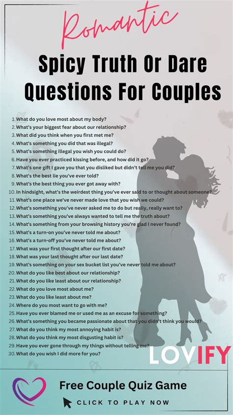 Spicy Truth Or Dare Questions For Couples Hot Truth Or Dare Questions
