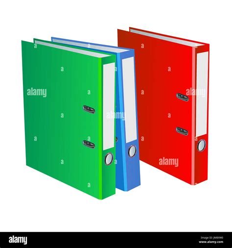 Folder With Documents Office Folder Vector Illustration Stock Vector Image Art Alamy