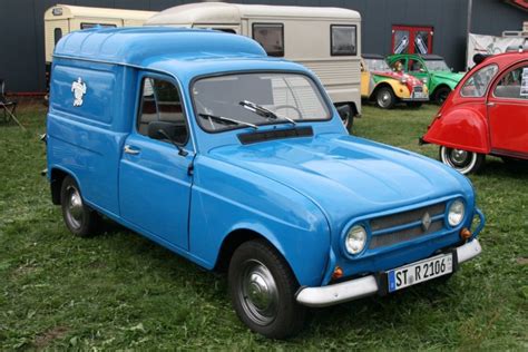 Renault 4 F4 4 L Fourgonnette Classic Delivery Cars French