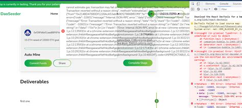 Error Completing The Voting · Issue 45 · Daoseederinterface · Github