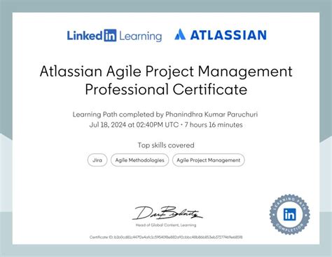 Phanindhra Kumar Paruchuri On Linkedin Certificate Of Completion