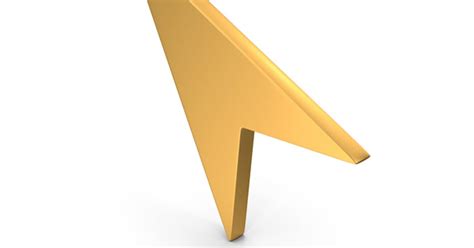 mouse cursor arrow symbol 3d incl cursor and mouse envato elements