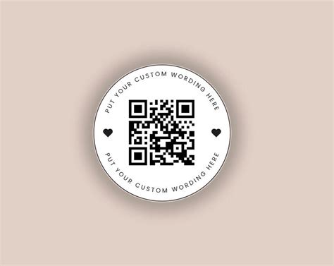 Custom Qr Code Package Sticker Custom Text Stickers Business Stickers Logo Qr Code Qr Code