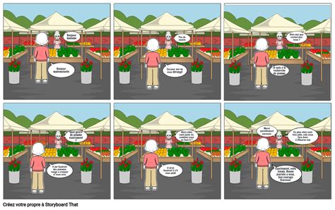 Dialogue De Vente Storyboard By 250f373f