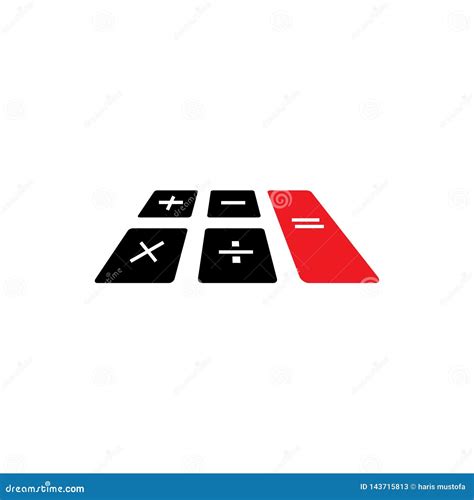 Calculator Graphic Design Template Vector Isolated Stock Vector
