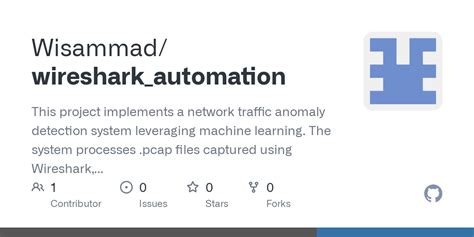 Github Wisammadwiresharkautomation This Project Implements A Network Traffic Anomaly