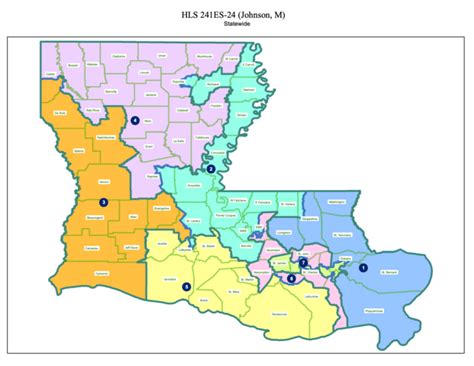 Map With 2nd Black Louisiana Supreme Court District Clears House