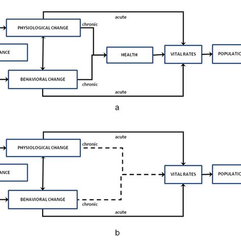 A A Conceptual Model Of The Population Consequences Of Disturbance Download Scientific Diagram