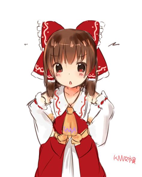 Hakurei Reimu And Kanna Touhou And 1 More Drawn By Ropu Danbooru