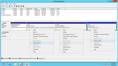 Cannot Unable To Shrink Volume Partition In Windows Server