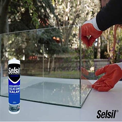 SELSIL Aquarium Silicone Sealant Clear High Elasticity Safe For Fish Solvent Free