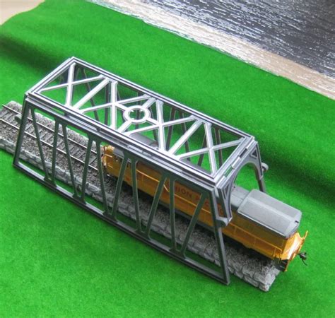 Ql001 1pc 187 Ho Oo Scale รุ่นรถไฟ Truss Girder สะพานอุปกรณ์เสริม