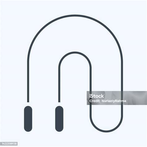 아이콘 건너 뛰기 로프 전투 스포츠 기호와 관련된 글리프 스타일 편집 가능한 간단한 디자인 간단한 그림권투 강사에 대한 스톡 벡터 아트 및 기타 이미지 Istock