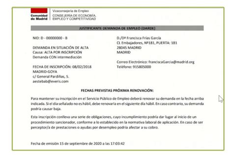 Sellar El Paro En Madrid Paso A Paso Por INTERNET RellenarDocumentos Es