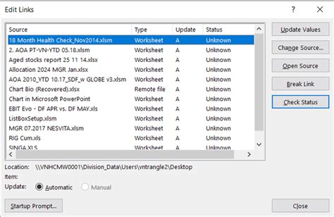 Weird External Links In Excel Rexcel