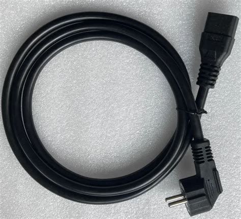 1 8m Cee 7 7 Schuko Plug 3 2 5mm2 Power Cord Iec320 C19 Cable For Server Network Pdu Ups