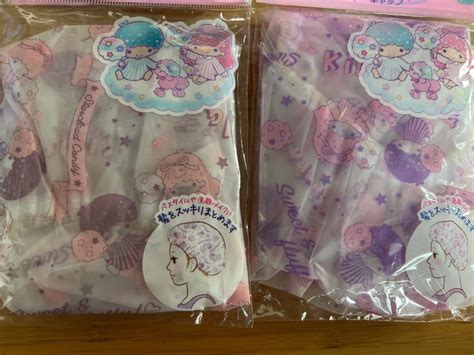 Cute Sanrio Kiki And Lala Shower Cap 2 Designs Furniture And Home Living