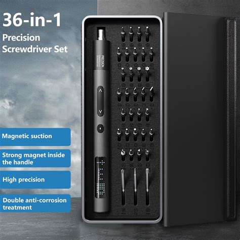 Pcbfun Mini Electric Screwdriver 34 In 1 Precision Cordless Screwdriver