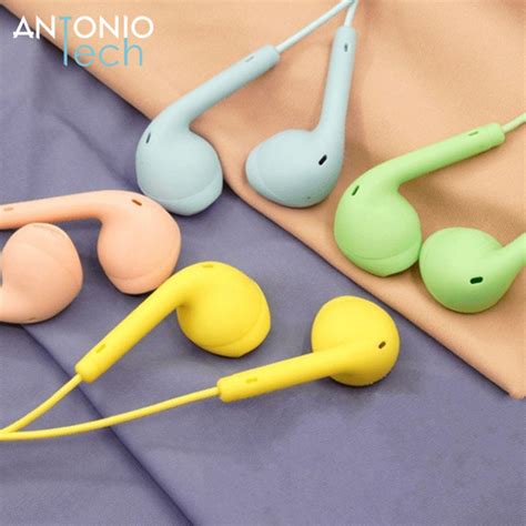 Original U19 Macaron Color In Ear Earphone Universal Headset Headphone