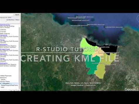 R Studio GIS How To Write KML File From A Shapefile YouTube