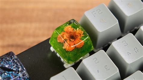 How To Make A Beautiful Floral Keycap Using Resin Hackaday