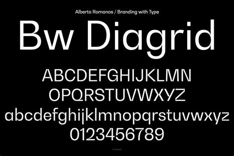Bw Diagrid скачать шрифт и установить для веб сайта и фотошопа бесплатно