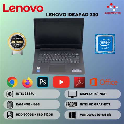 Jual Lenovo Ideapad Intel Celeron Inch Cakep Murah Bergaransi Shopee Indonesia