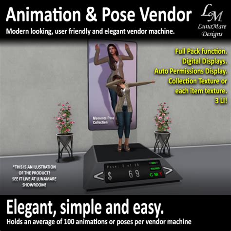 Second Life Marketplace Animations And Poses Vendor