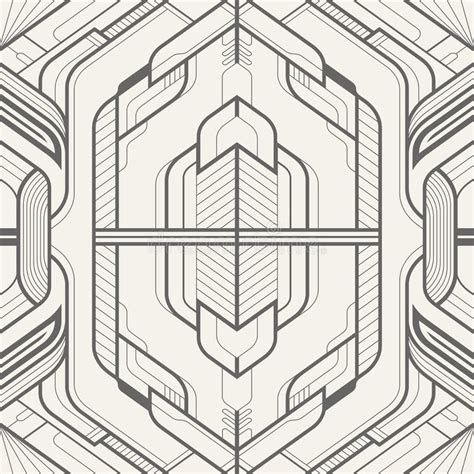 Abstract Vector Tech Line Seamless Pattern Stock Vector Illustration Of Design Connect 233862149