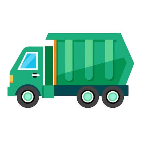 Garbage Truck Clipart Vector Art And Illustration Premium Ai